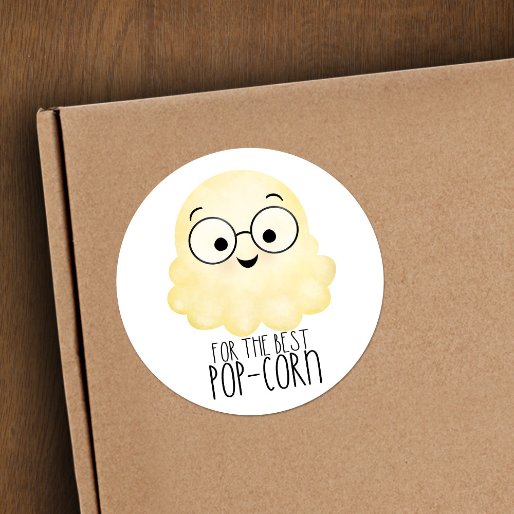 For The Best Pop-corn - Stickers – A Little Leafy