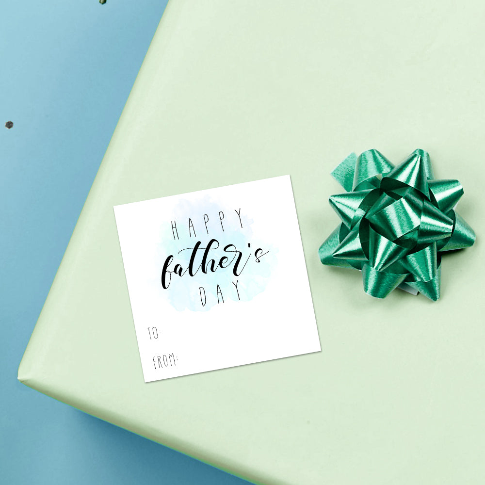 Happy Father's Day Fancy (Gift Tag) - Stickers – A Little Leafy