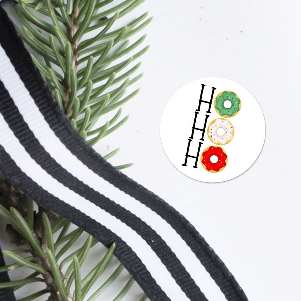 Ho Ho Ho (Donuts) - Mini Stickers – A Little Leafy