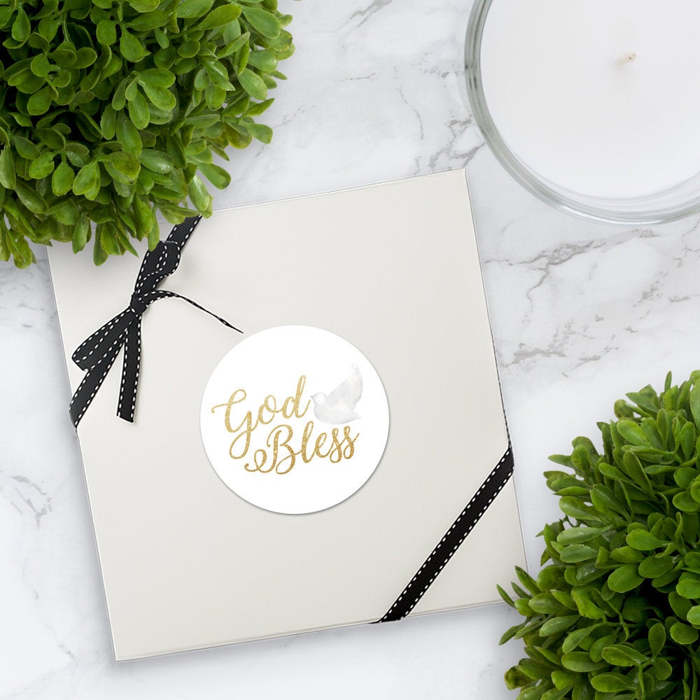 God Bless (Dove) - Stickers – A Little Leafy