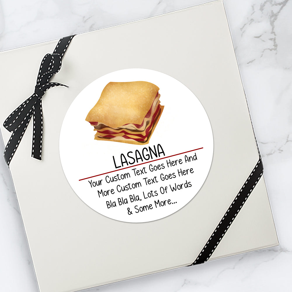 Lasagna - Custom Stickers – A Little Leafy