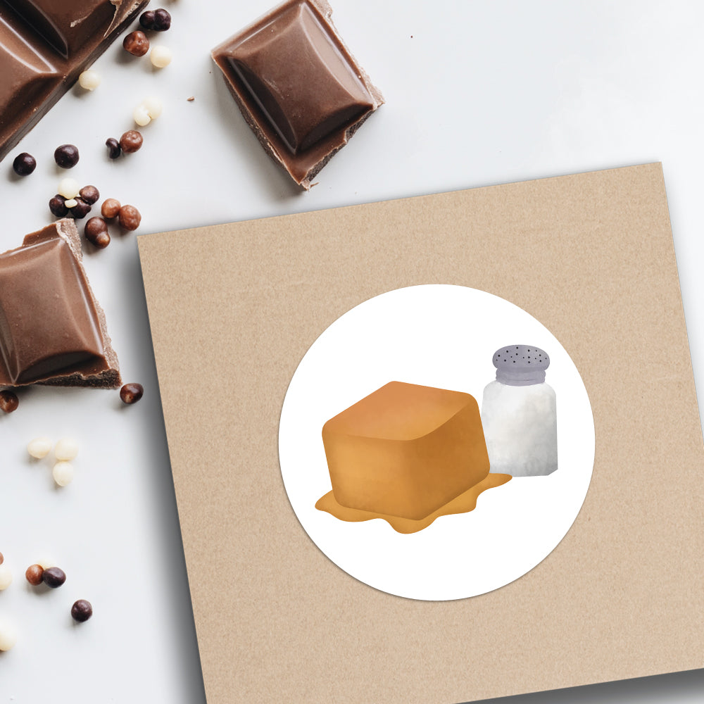 Salted Caramel (Flavor) - Stickers – A Little Leafy