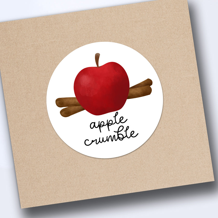 Apple Crumble (Flavor) - Stickers – A Little Leafy
